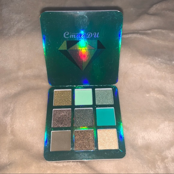 CmaaDU | Makeup | Cmaadu Diamond Glitter Eyeshadow Palette Green | Poshmark
